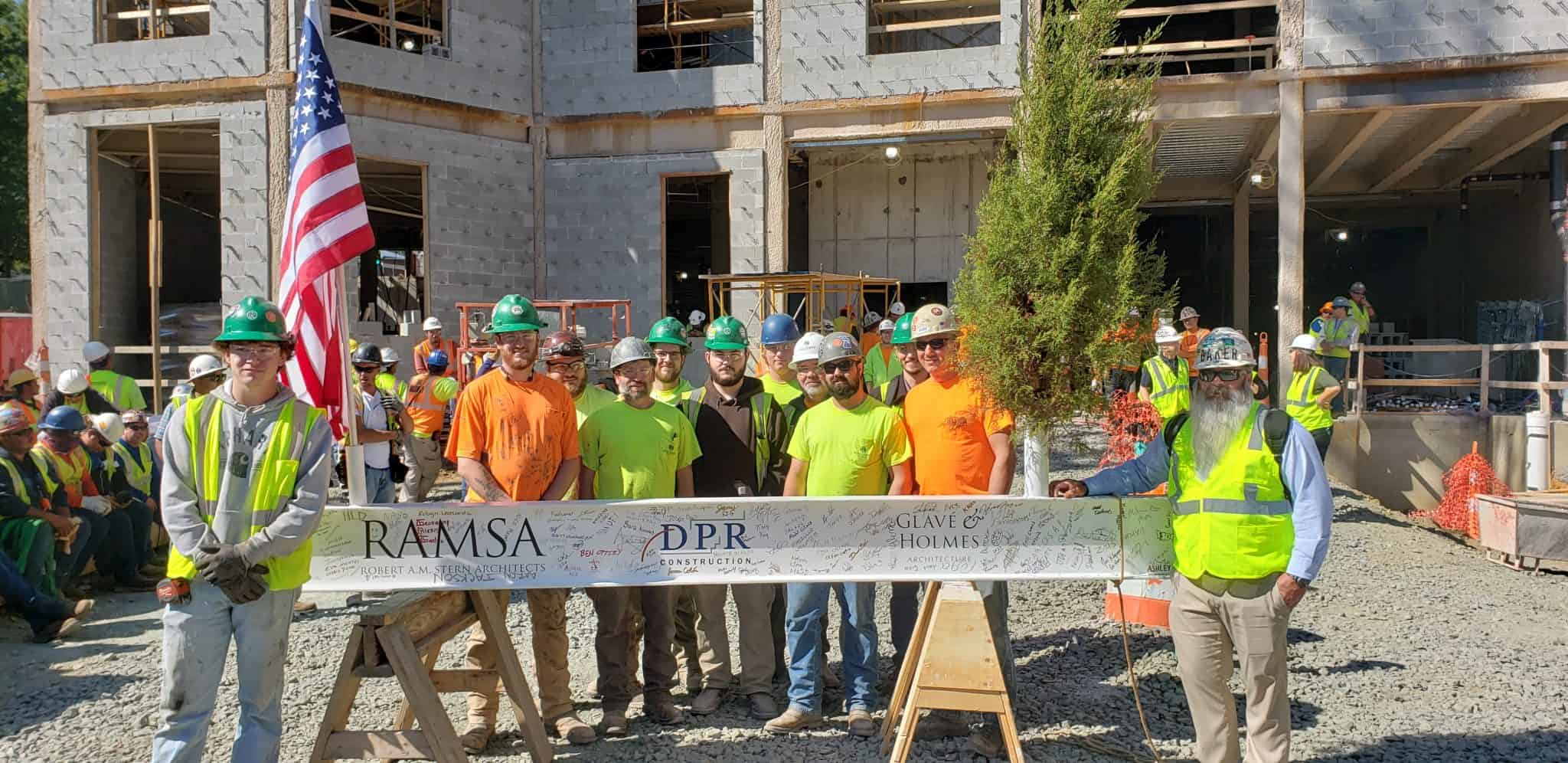 UVA McIntire Top Out Ceremony - Riddleberger Brothers, Inc