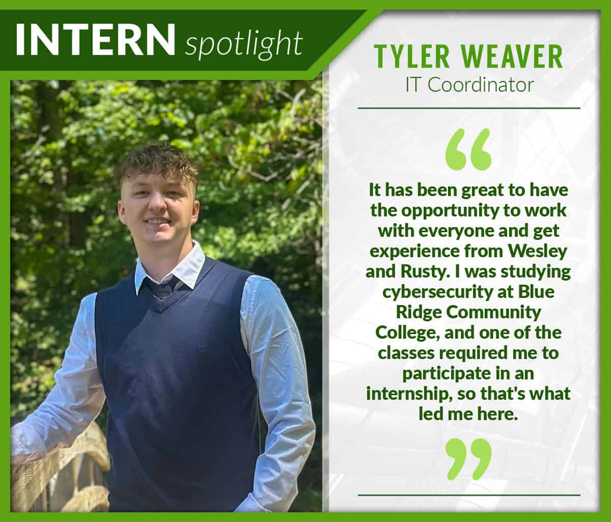 Employee Spotlight - Tyler Weaver - Riddleberger Brothers, Inc